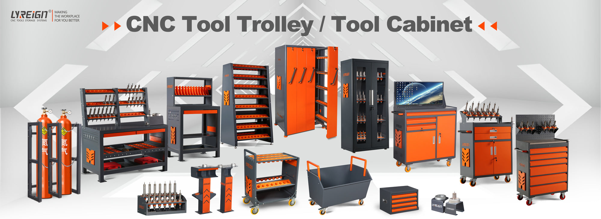 LYREIGN CNC Tool cart LYREIGN CNC Tool Cabinet Industrial PC Cabinet ...