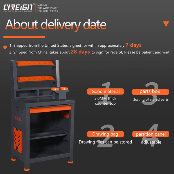 Cnc Tools Holder Station Lyreign Cnc Tool Cart